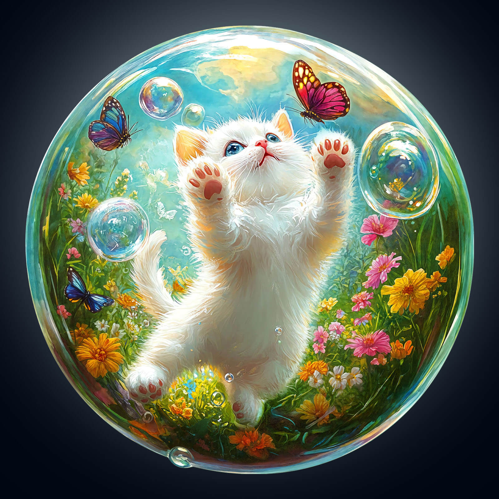 CUTYWOOD|Bubble Cat-2 Wooden Puzzle