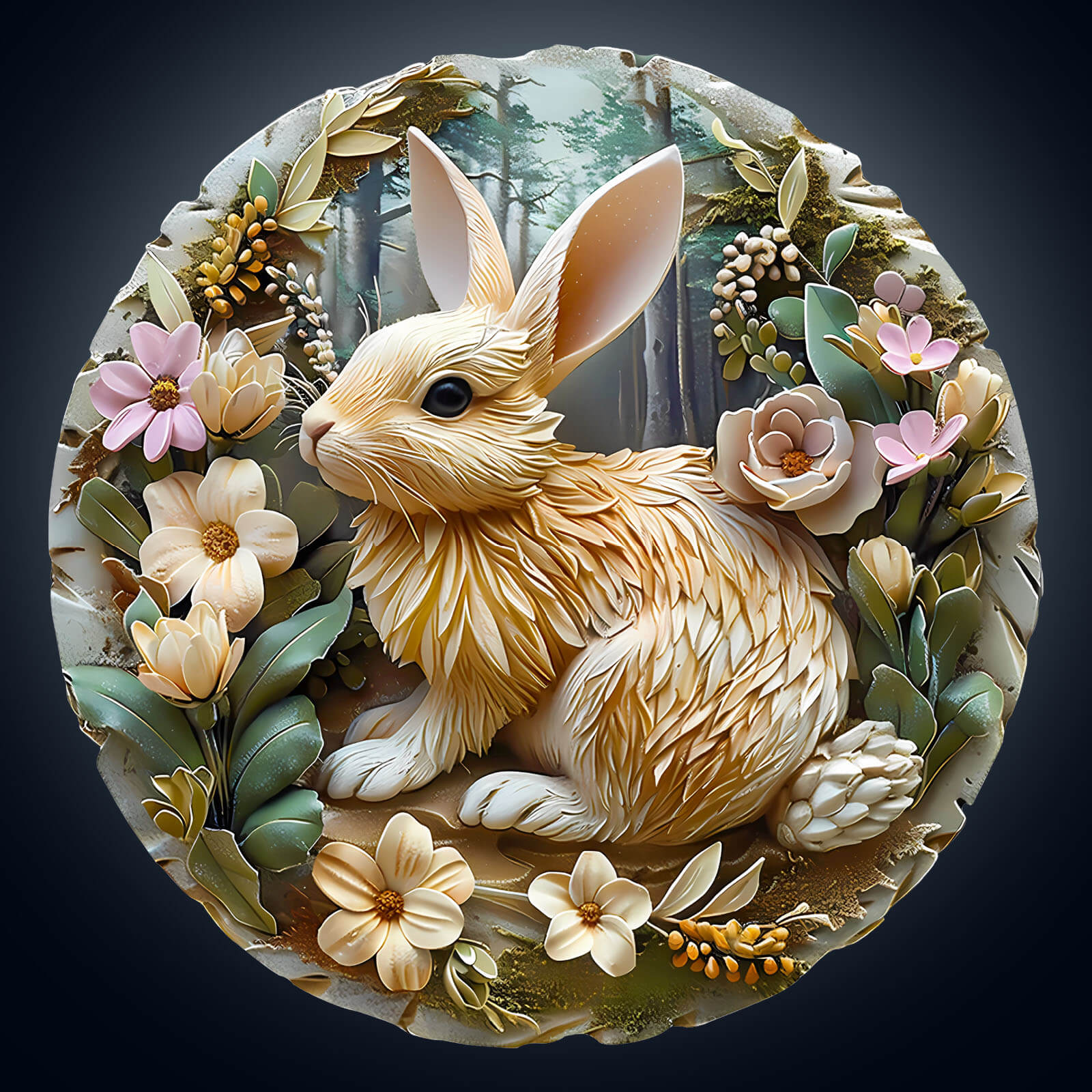 CUTYWOOD |Relief Rabbit Wooden Puzzle