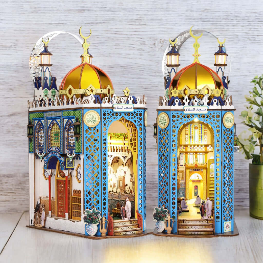 Cutywood Majestic Mosque Book Nook Kit – 3D Wooden Puzzle for Adults ...